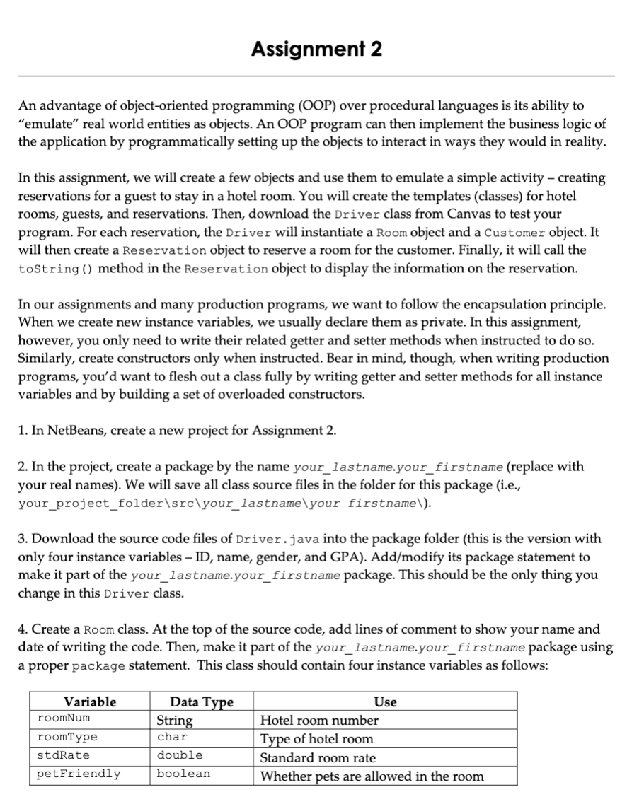 Solved (a) Declare the instance variables following the | Chegg.com