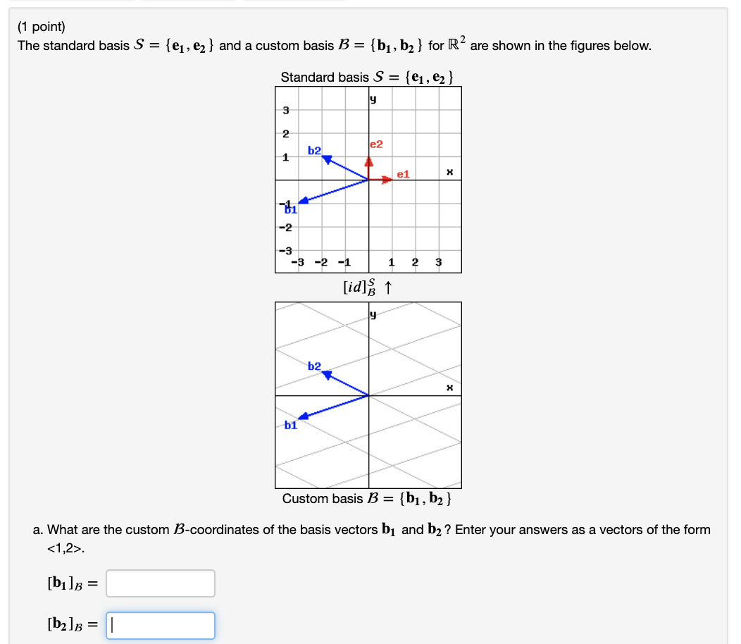 Solved (1 point) The set B = {- (4+4x2), - (20 + 4x + 20x2), | Chegg.com