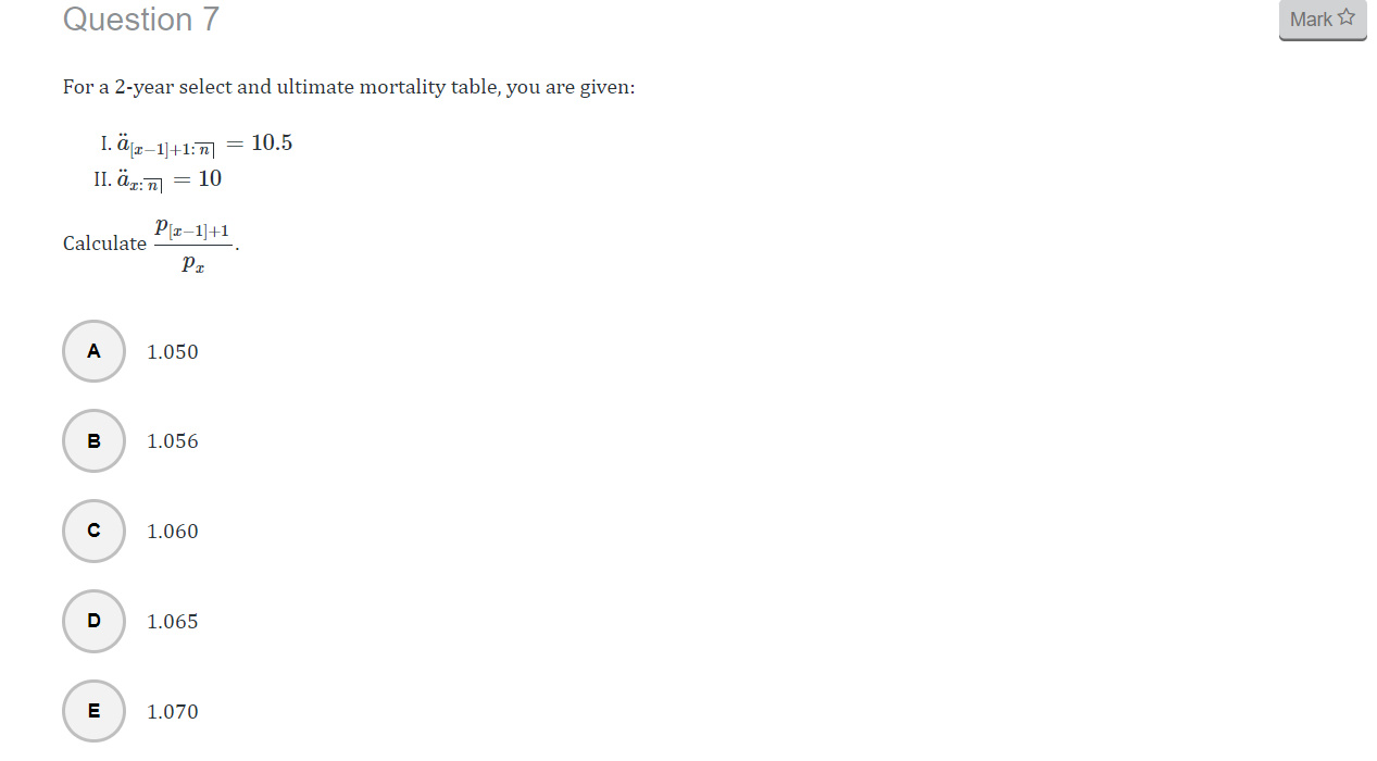 Solved For a 2-year select and ultimate mortality table, you | Chegg.com