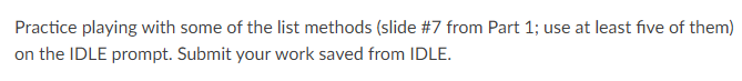 Solved I have to make a code for Python. This is slide #7. | Chegg.com