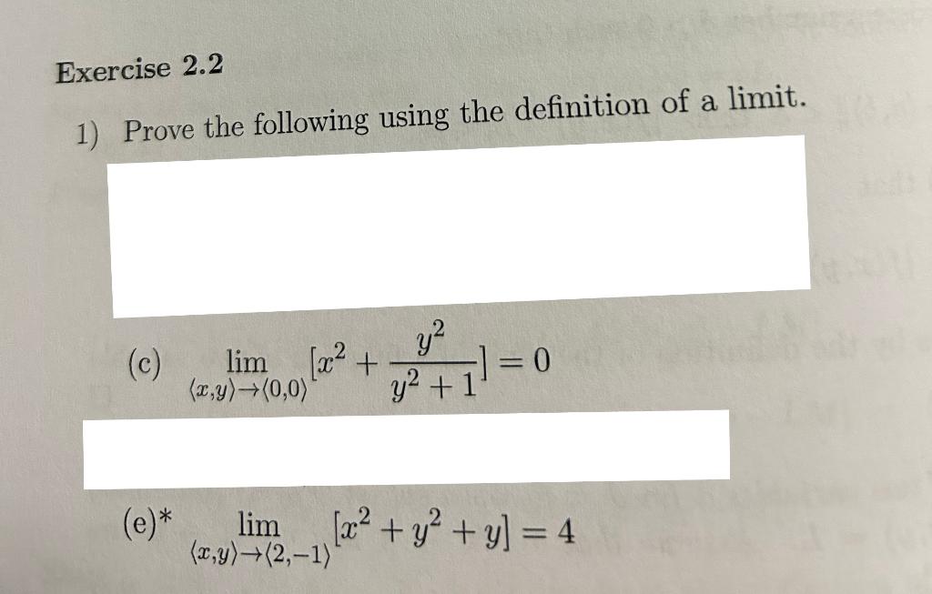 1) Prove the following using the definition of a | Chegg.com