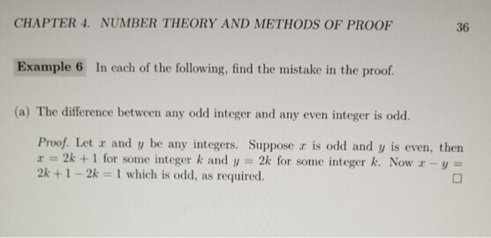 Number Theory Examples