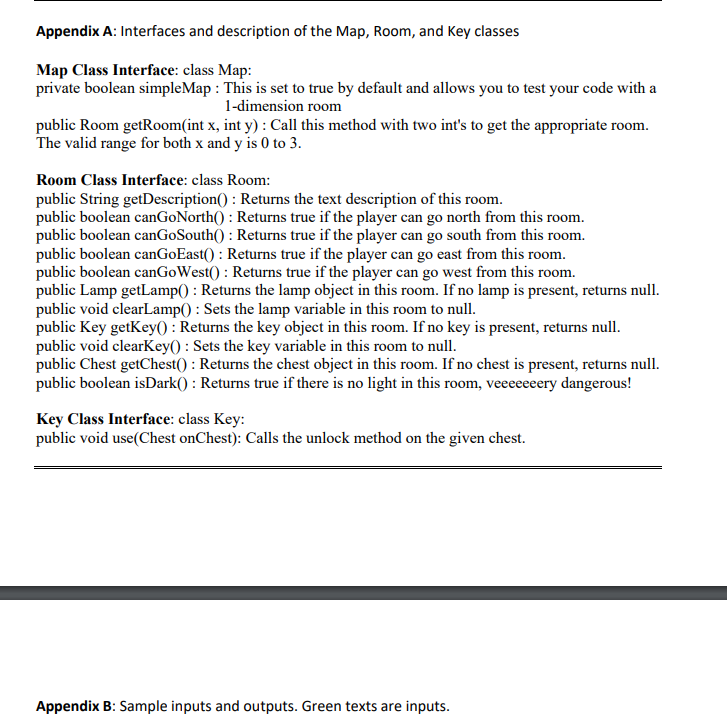 Solved Please create Adventure.Java class that houses the | Chegg.com