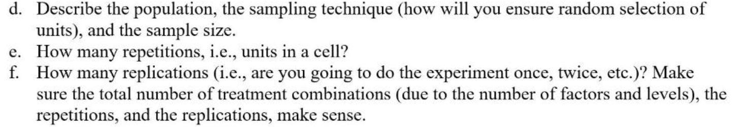 VII D. Design a balanced, full-factorial, 2x2 | Chegg.com