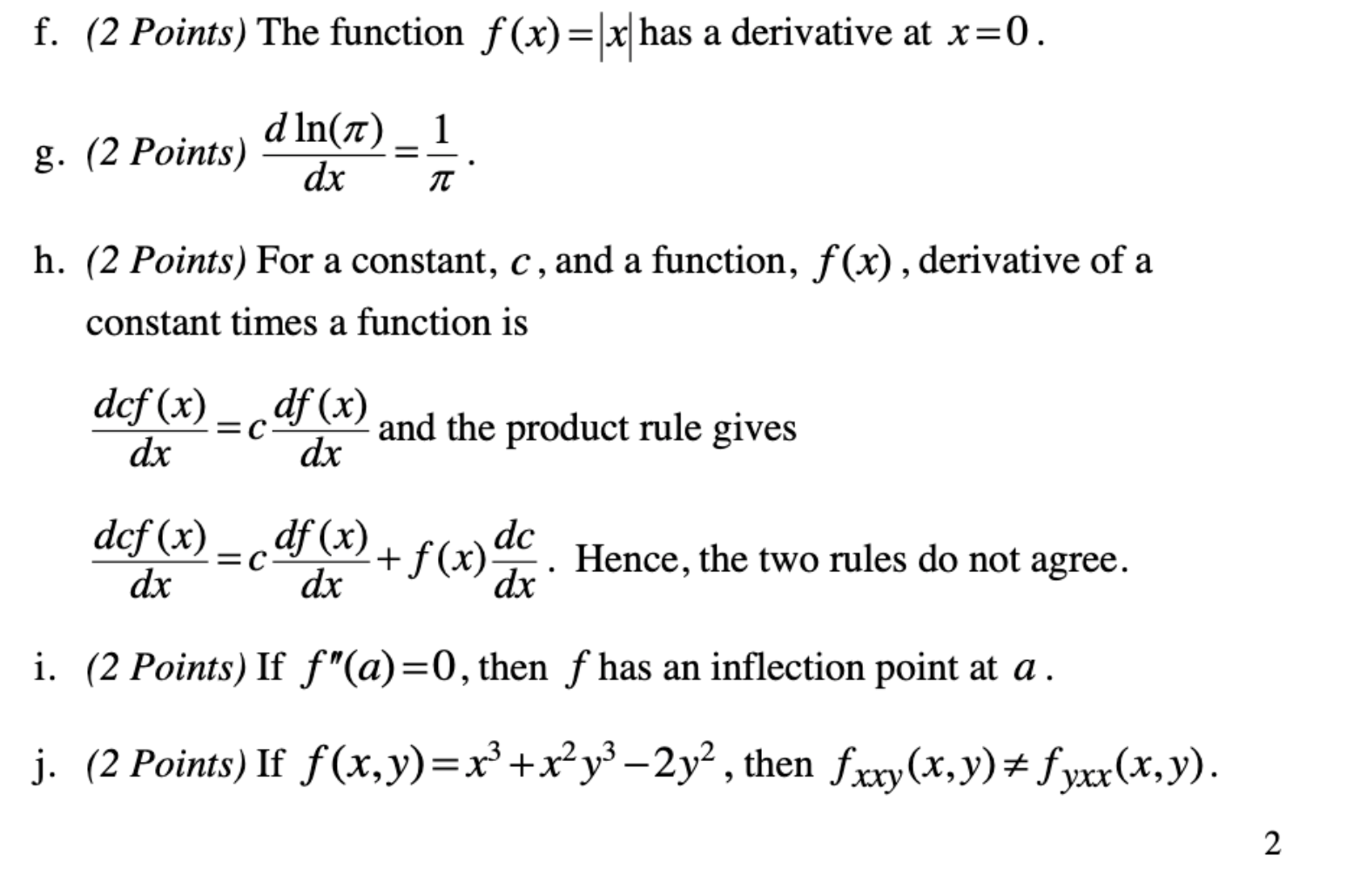 Solved True or false | Chegg.com