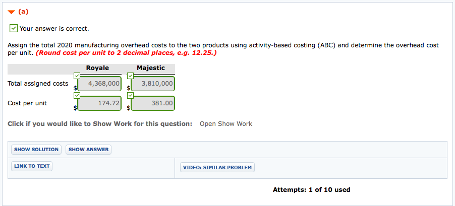 Solved Problem 4-2A a, b1-b2 (Video) (Part Level Submission) | Chegg.com
