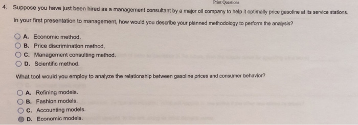 Solved Print Qaestions 4. Suppose you have just been hired | Chegg.com