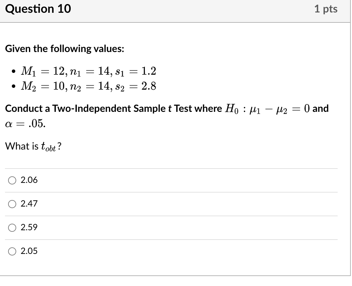 Solved Given the following values: - M1=12,n1=14,s1=1.2 - | Chegg.com