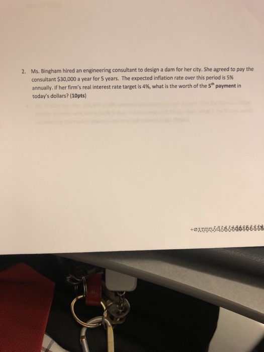 Solved Ms. Bingham hired an engineering consultant to design | Chegg.com
