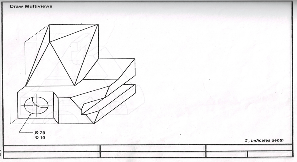 Solved Draw the top, front, and side views of these | Chegg.com