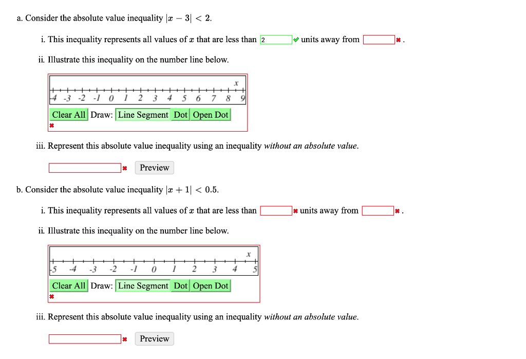 Absolute Value Inequality Number Line