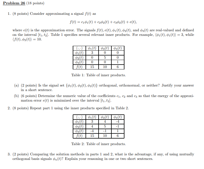 Solved Problem 26 (18 points) 1. (8 points) Consider | Chegg.com