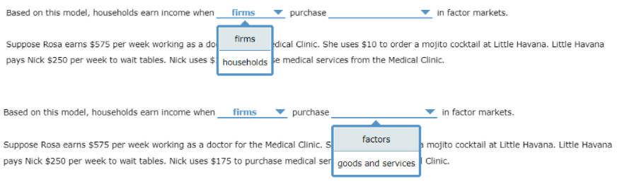 Solved The following diagram presents a circular-flow model | Chegg.com