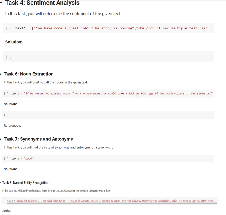 Solved Task 4 Sentiment Analysis In This Task You Will