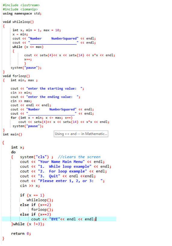 Solved C++.. Run the code ..fill up the blanks | Chegg.com