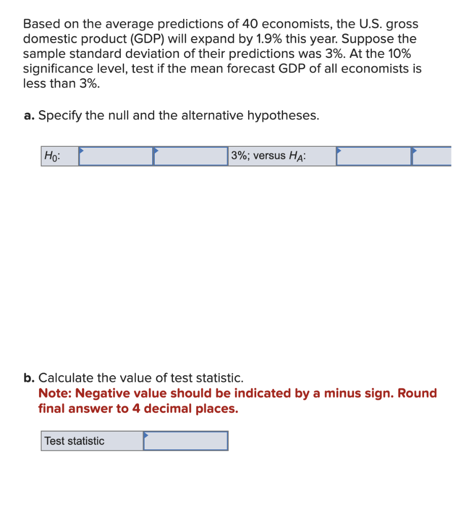 Solved Based on the average predictions of 40 economists, | Chegg.com