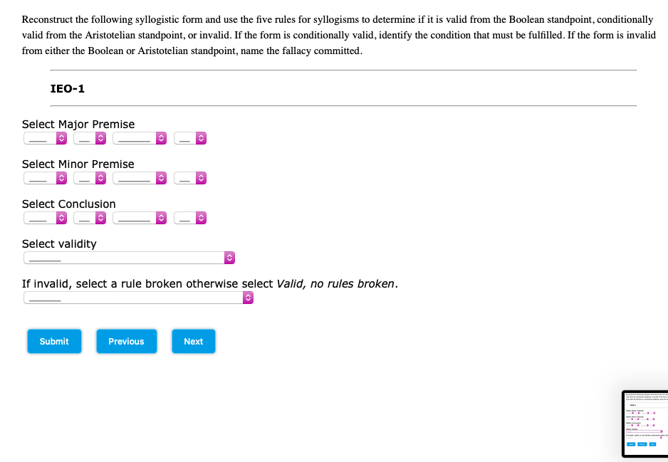 Solved Reconstruct the following syllogistic form and use | Chegg.com