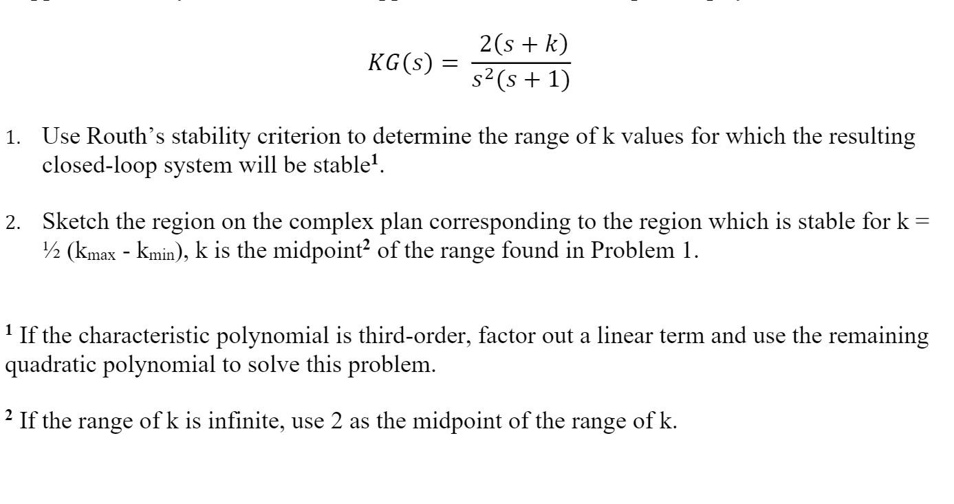 Solved Suppose that unity feedback is to be applied around | Chegg.com