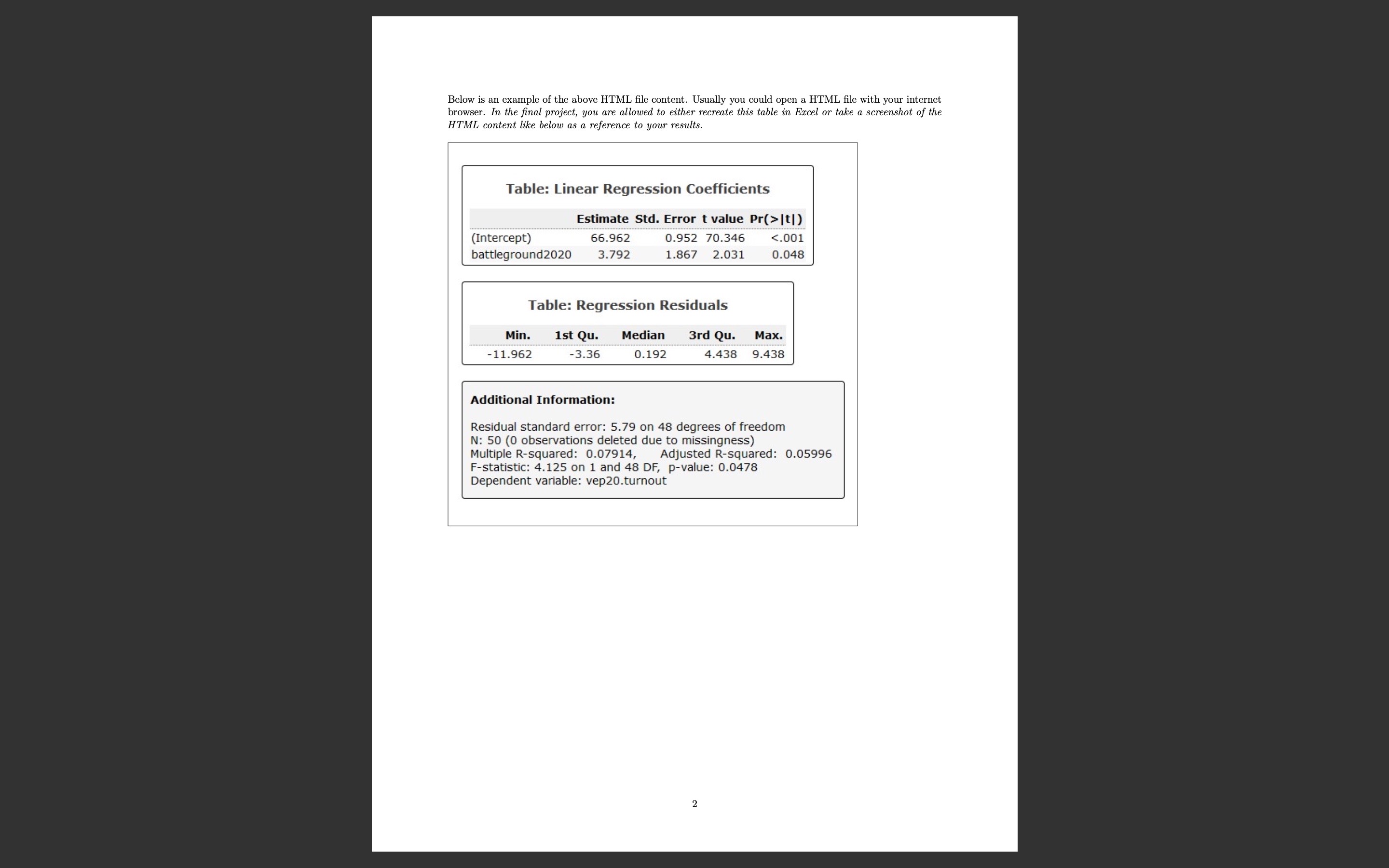 Solved The question is fron the book: An R Companion to | Chegg.com