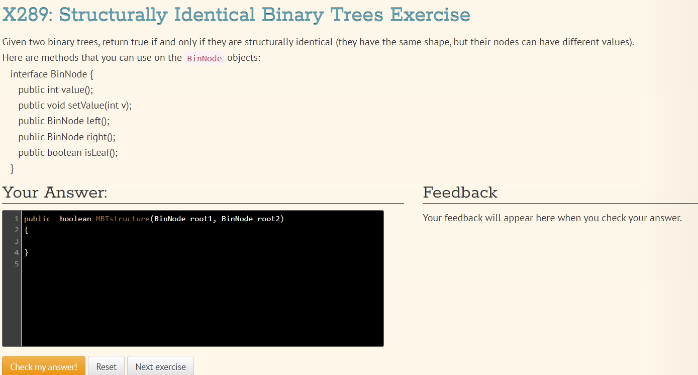 Solved Given Two Binary Trees Return True If And Only If 1159