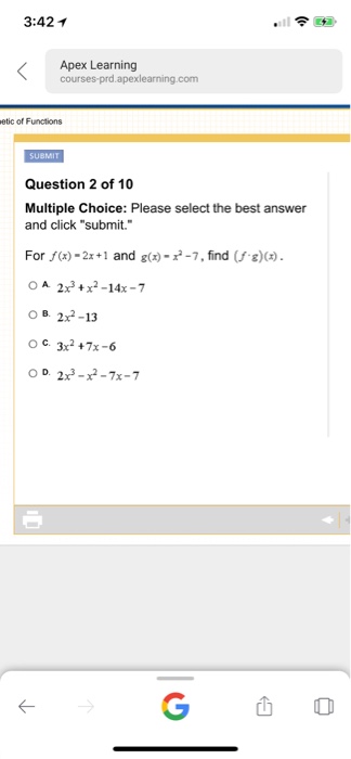 Solved 3:42イ Apex Learning courses-prd.apexlearning.com etic | Chegg.com