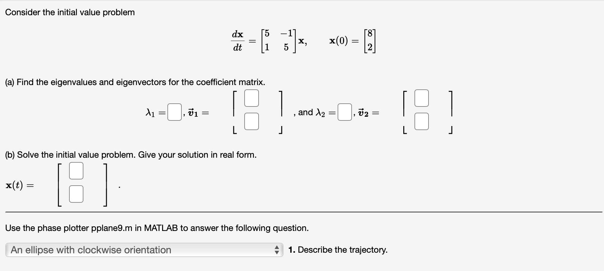 Solved Consider the initial value problem | Chegg.com