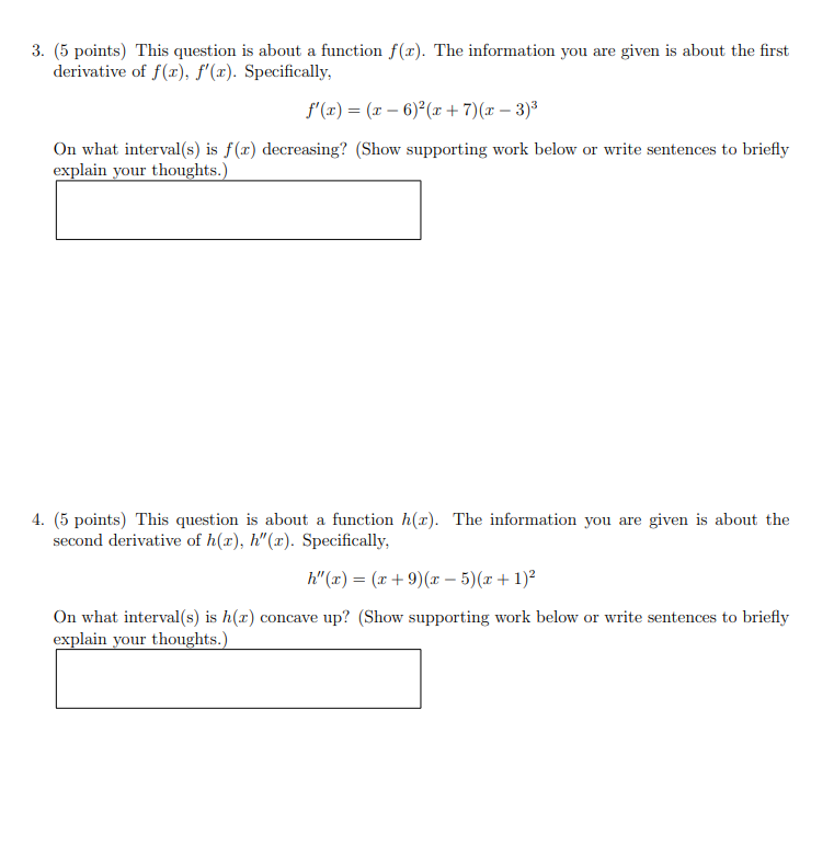 Solved 3 5 Points This Question Is About A Function Ft 