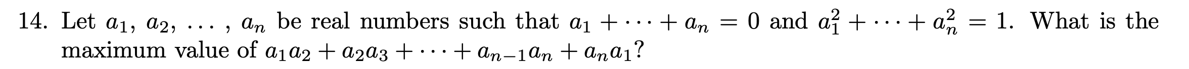 Solved By linear algebra methods | Chegg.com