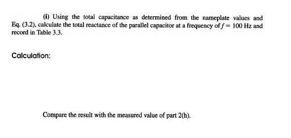 Solved Part 2 Capacitive Reactance (a) Construct the circuit | Chegg.com