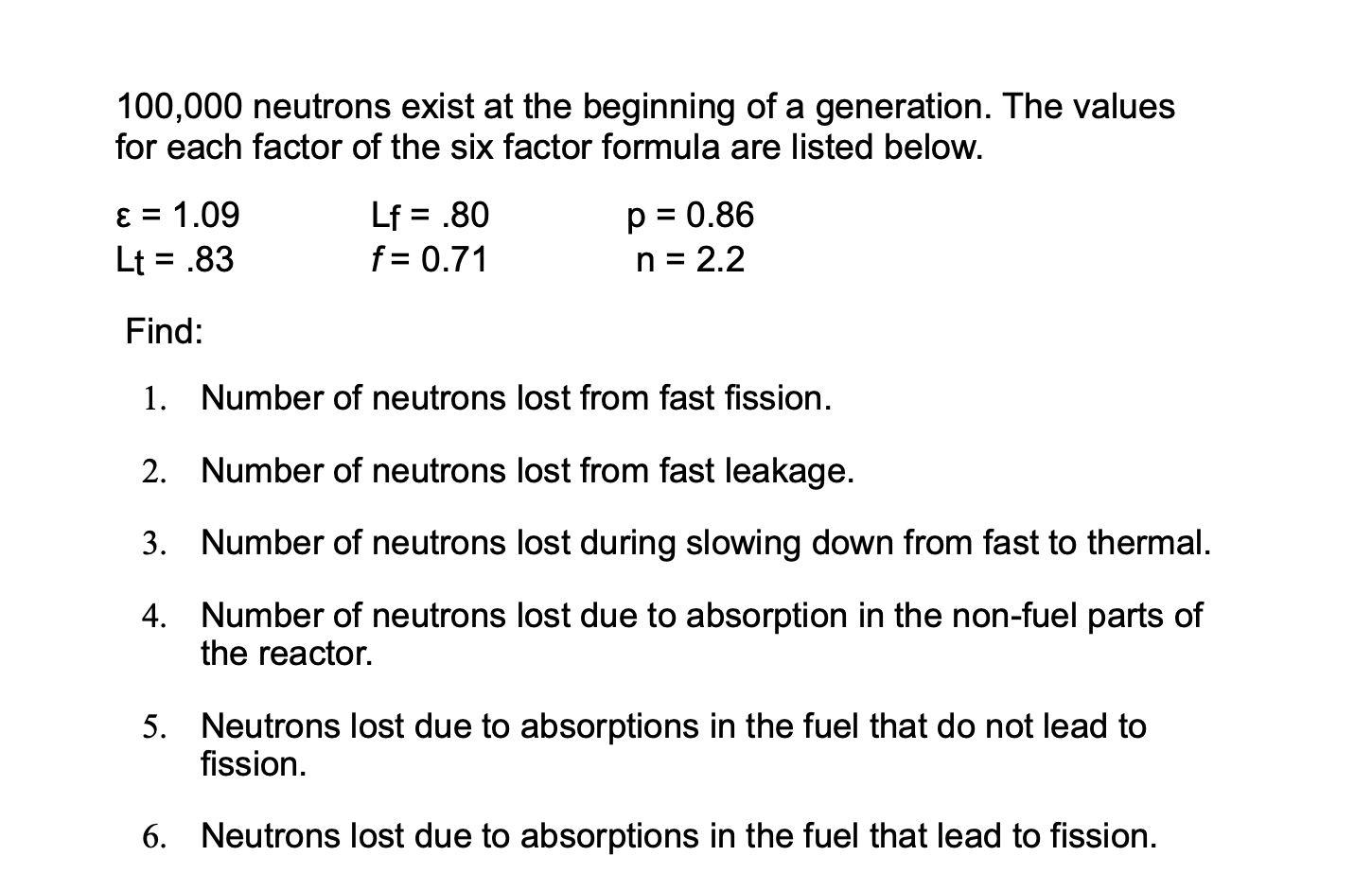 Solved 100,000 neutrons exist at the beginning of a | Chegg.com