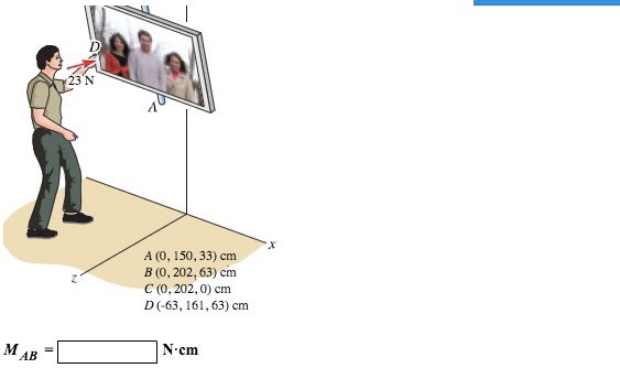 Solved on is mounted on the wall ofa in position. For | Chegg.com