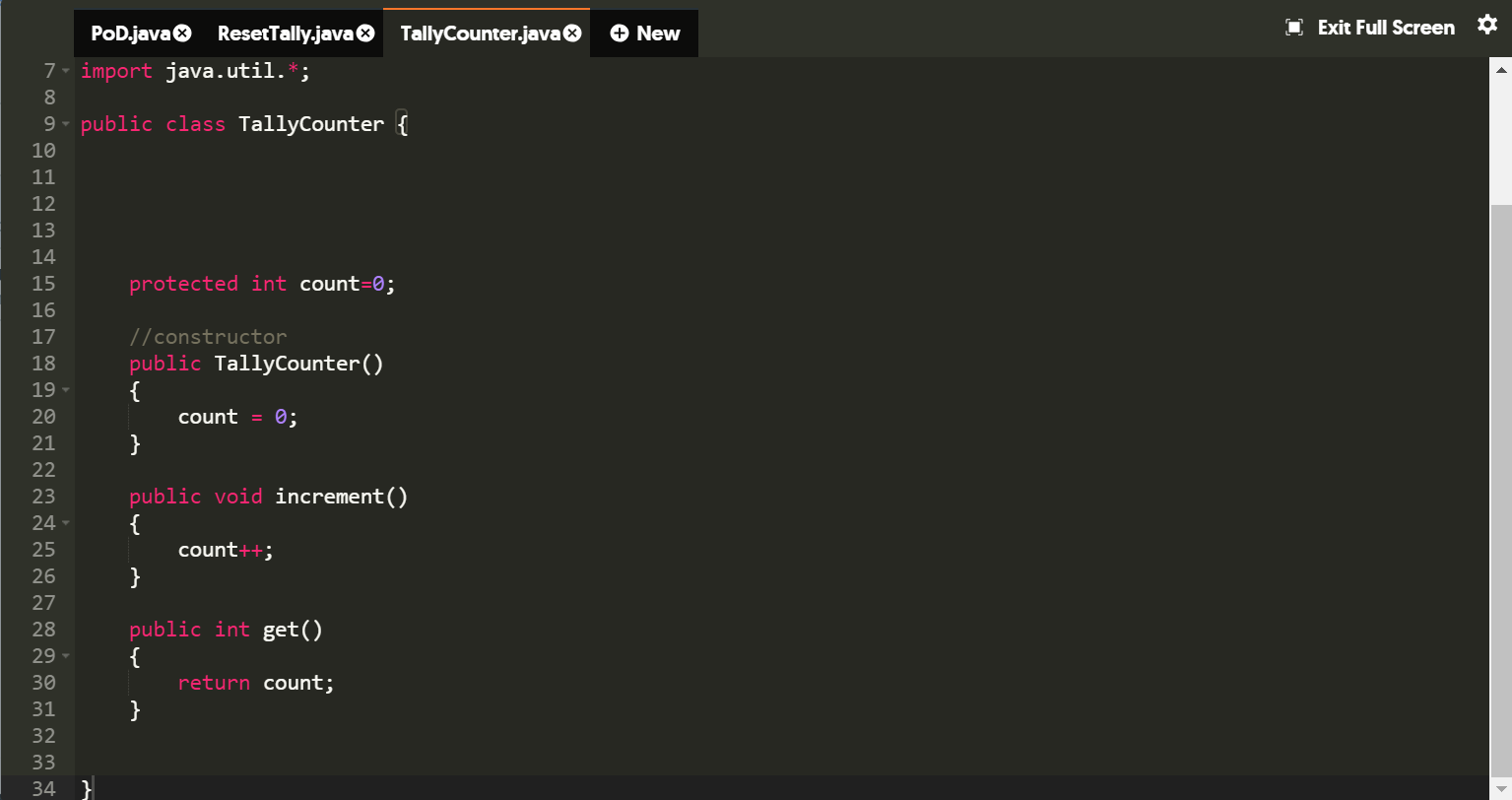 Solved Instructions Today's task is to subclass the | Chegg.com