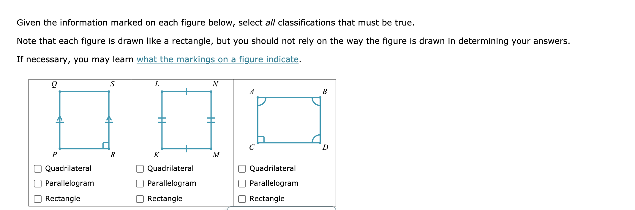 Solved Given the information marked on each figure below, | Chegg.com