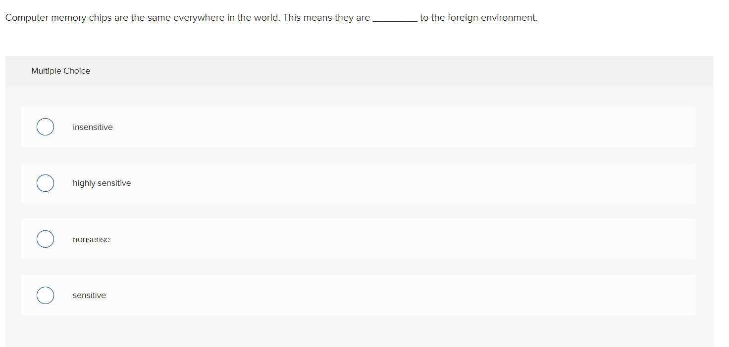Solved Computer memory chips are the same everywhere in the | Chegg.com