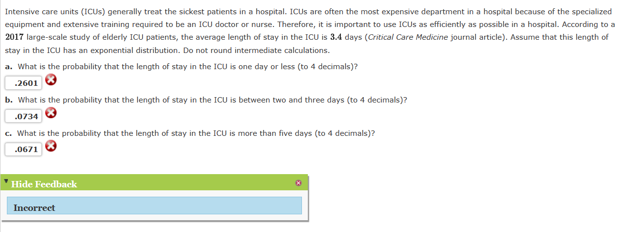 Solved Intensive care units (ICUs) generally treat the | Chegg.com