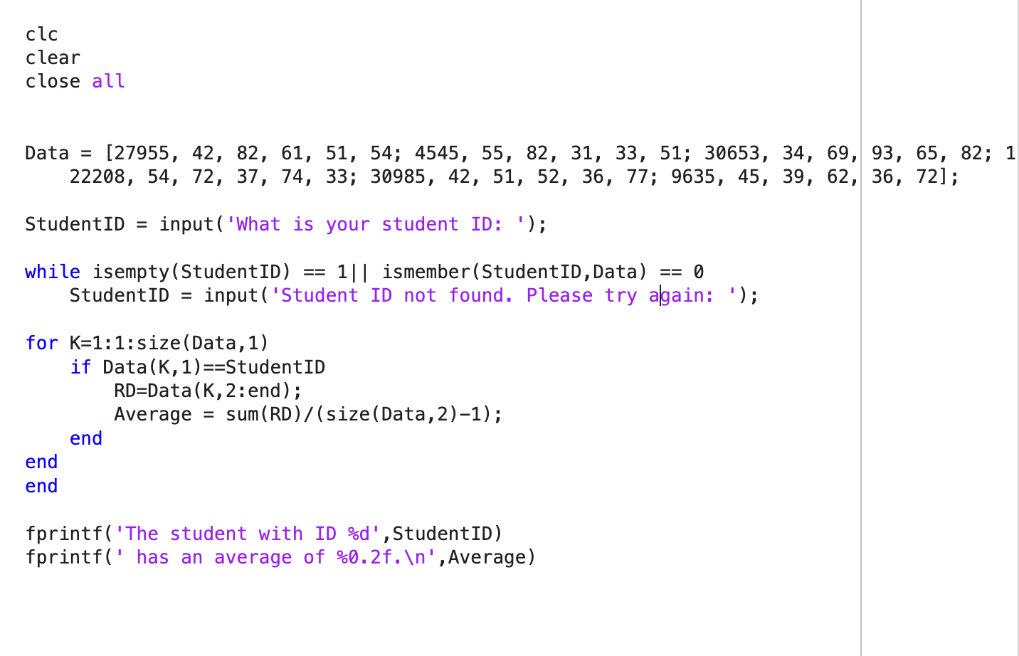 Solved Evaluating Grades of Students The grades of a class | Chegg.com