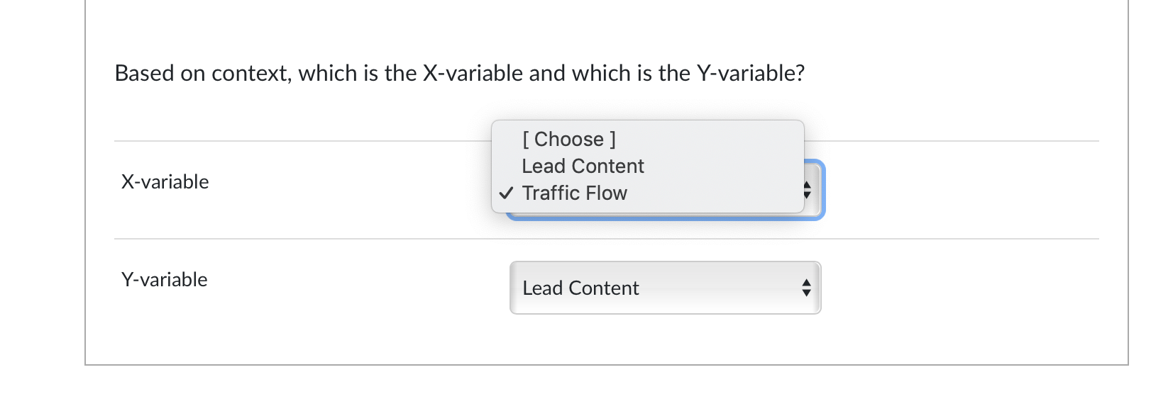 Based on context, which is the X-variable and which | Chegg.com