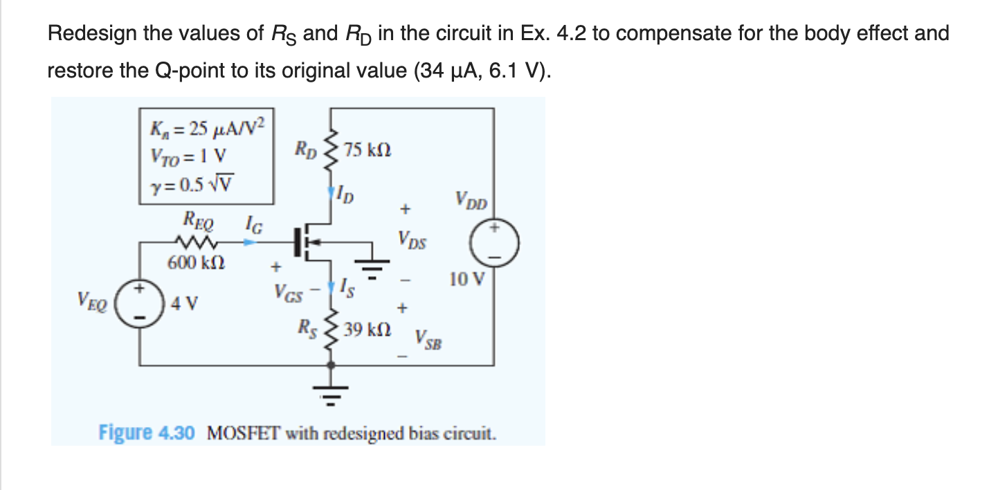 Solved Redesign the values of Rs and Rp in the circuit in | Chegg.com