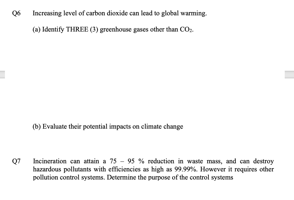 Solved 26 Increasing level of carbon dioxide can lead to | Chegg.com