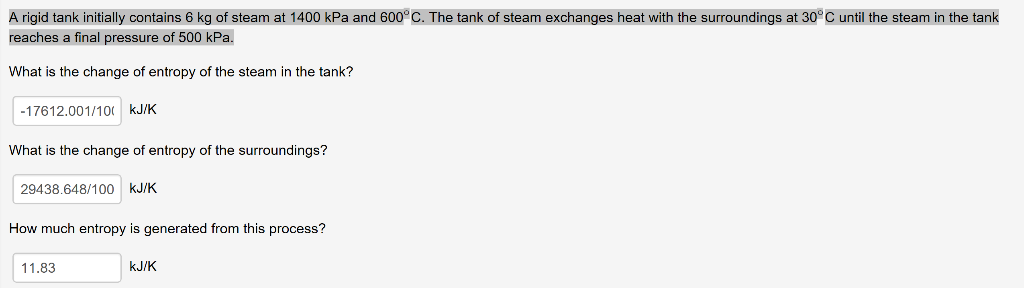 Solved A rigid tank initially contains 6 kg of steam at 1400 | Chegg.com