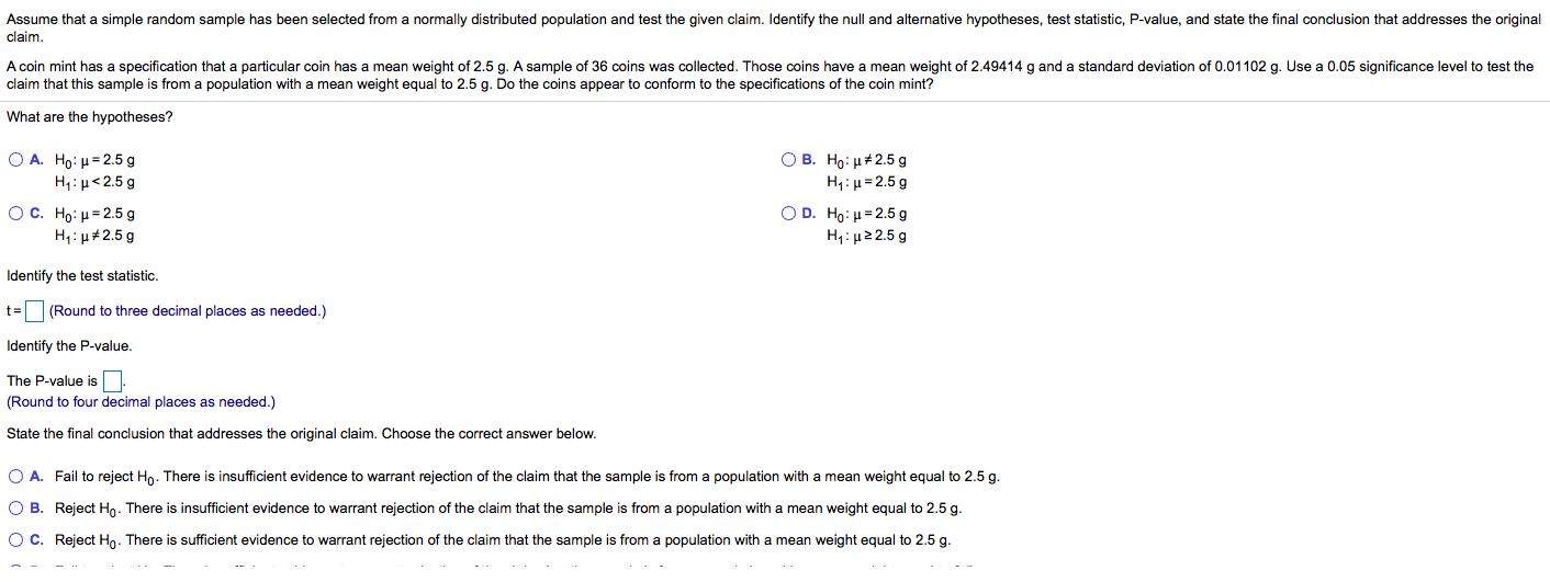 Solved Assume that a simple random sample has been selected | Chegg.com