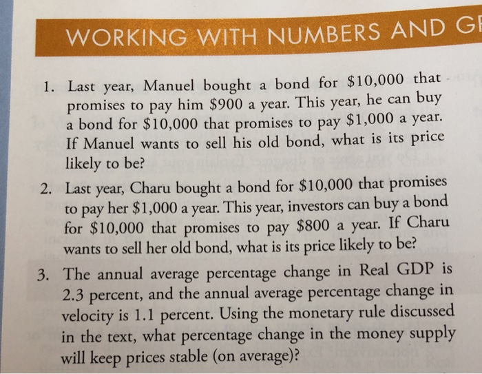 Solved Chapter er 14 Money and the Economy WORKING WITH | Chegg.com