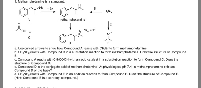 Solved 1. Methamphetamine is a stimulant. -Br | Chegg.com
