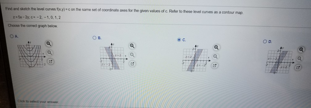 Solved Find and sketch the level curves f(x,y) c on the same | Chegg.com