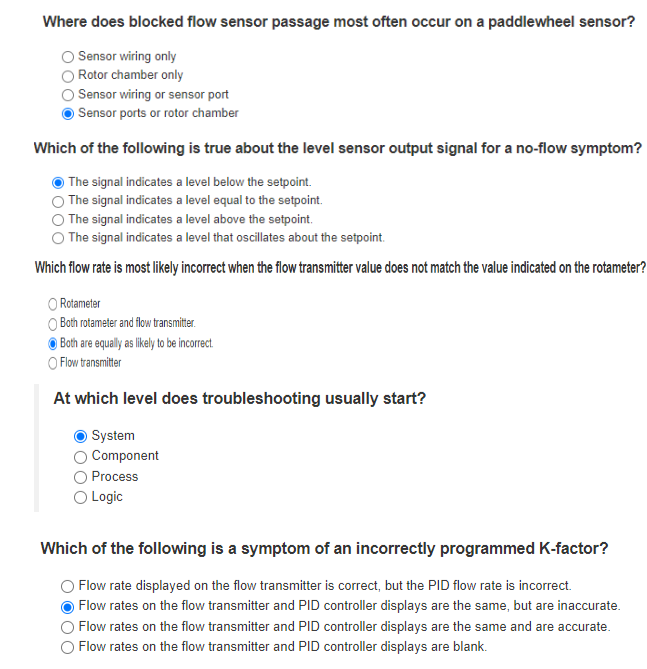 Solved Where does blocked flow sensor passage most often | Chegg.com