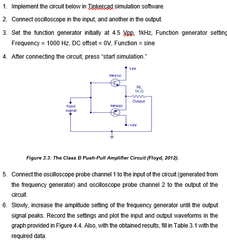 1. Implement the circuit below in Tinkercad | Chegg.com