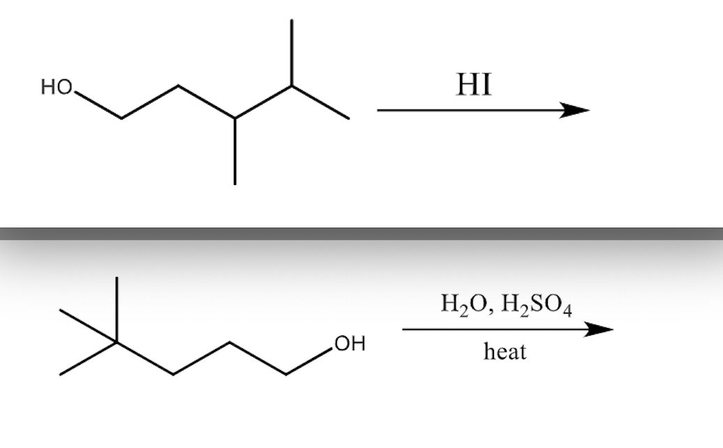 Solved heat H2O,H2SO4 | Chegg.com
