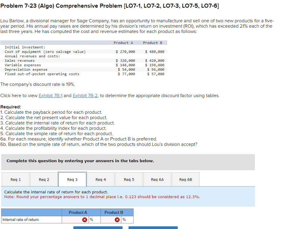 Solved Problem 7-23 (Algo) Comprehensive Problem [LO7-1, | Chegg.com Solved Problem 7-23 (Algo) Comprehensive Problem [LO7-1, | Chegg.com