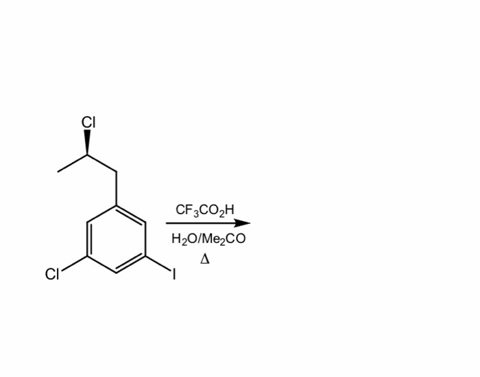 Solved CI CF3CO2H H2O/Me2CO CI | Chegg.com