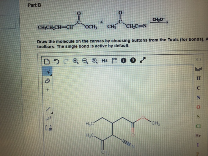 Solved Part A CH3O CH3CHi CH3CH- CH Draw the molecule on the | Chegg.com